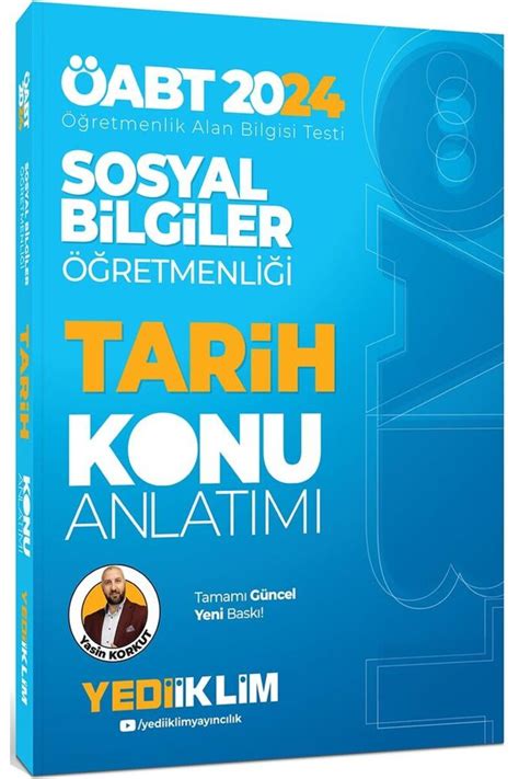 Yedi İklim Kitabevi Yediiklim 2024 ÖABT Sosyal Bilgiler Öğretmenliği