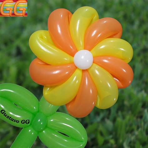 Como Hacer Flores Con Globos Gustavo Gg Artwork Ballon Vegetables