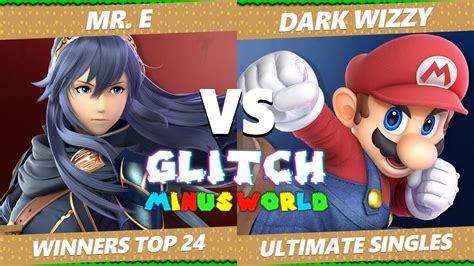 Glitch 7 SSBU Demise Mr E Lucina VS MVG Dark Wizzy Mario Smash