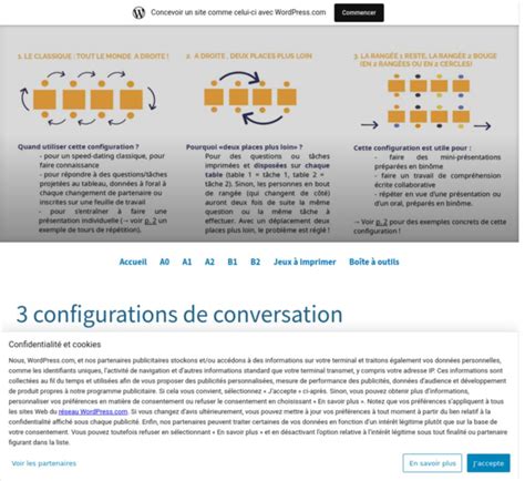Le moteur du FLE sur le thème Configuration