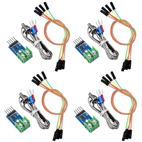 Buy 4 Sets DC 3 5V MAX6675 Themocouple Module And K Type Thermocouple