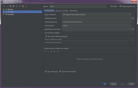 webstorm debugging options greyed out ides support intellij platform jetbrains