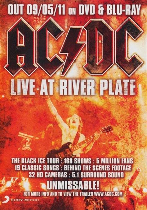 Ac Dc Live At The River Plate Poster Print Prints U