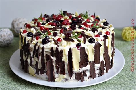 Tort Cu Ciocolata Si Fructe De Padure Re Ete Fel De Fel