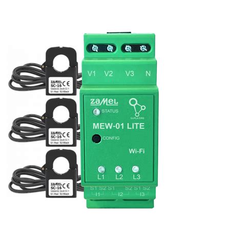 MONITOR ENERGII ELEKTRYCZNEJ WI FI 3F N Supla