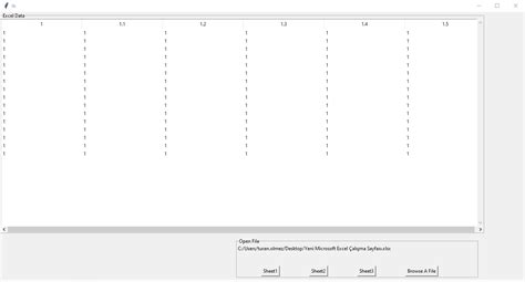 GitHub Olmezturan Excel GUI Tkinter Excel GUI Which Opens Discrete