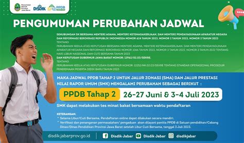 Pengumuman Perubahan PPDB SMAN 1 Lakbok Tahap 2 Tahun 2023 SMA Negeri