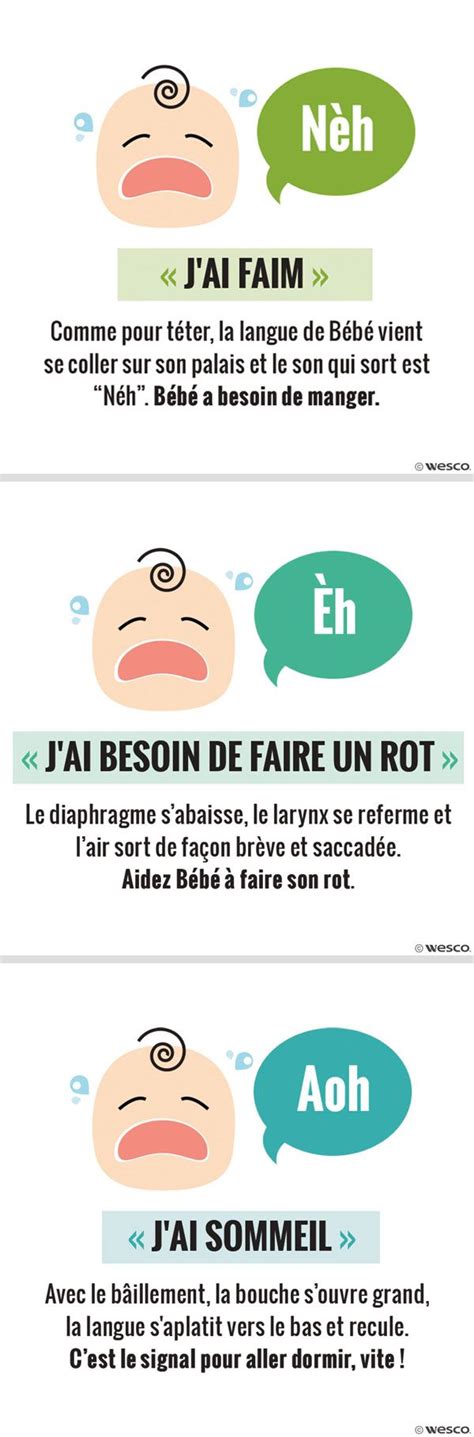 Comprendre et reconnaître les pleurs de bébé Le Blog Wesco Conseils