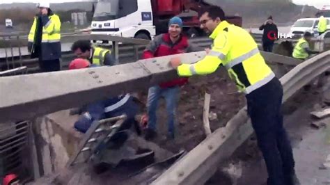 Beykoz da Beton Mikseri Viyadükten Uçtu 1 Ölü Dailymotion Video