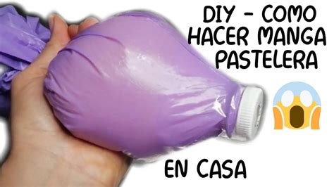 Cómo hacer una manga pastelera de plástico POLISANTAFE