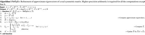 iterative refinement for symmetric eigenvalue decomposition ii clustered eigenvalues springerlink