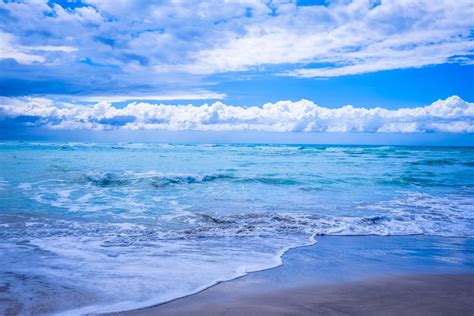 Fotos Gratis Playa Mar Costa Oceano Horizonte Nube Luz De Sol