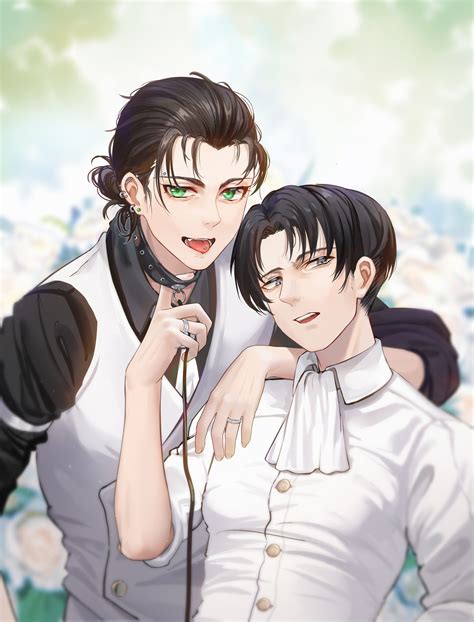Eren Yeager And Levi Shingeki No Kyojin Drawn By Fh Moya Danbooru