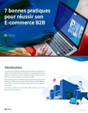 Livre Blanc 7 bonnes pratiques pour réussir son e commerce B2B sur Le