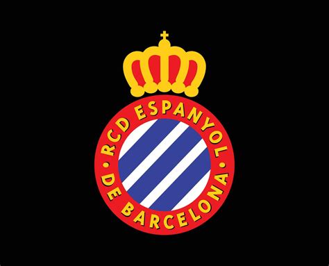 Espanyol Club Symbol Logo La Liga Spain Football Abstract Design Vector