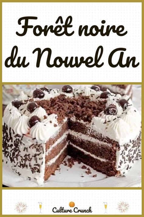 FORÊT NOIRE DU NOUVEL AN la recette facile Gâteaux et desserts