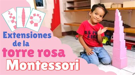 Torre Rosa Montessori Extensiones PDF GRATIS Homeschool