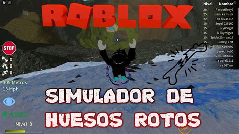 ROBLOX Simulador De Romperse Los Huesos YouTube