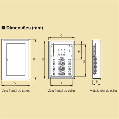 Quadro De Distribui O Disjuntor Din Ul Emb A Cemar