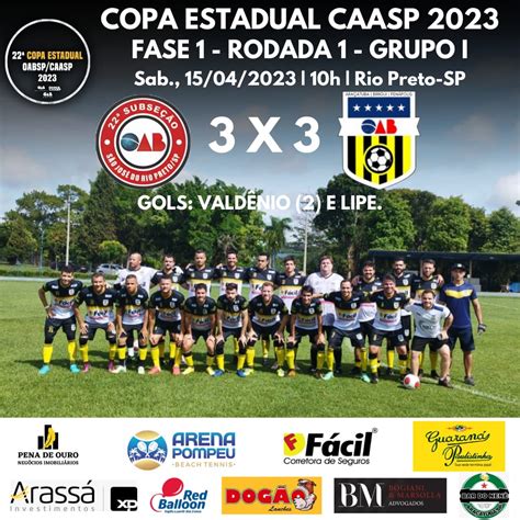 Foi dado o pontapé inicial da 22ª Copa Estadual OAB CAASP 2023 de
