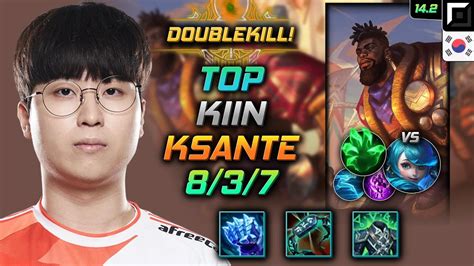 K Sante Top Build Kiin Iceborn Gauntlet Grasp Of The Undying Lol Kr