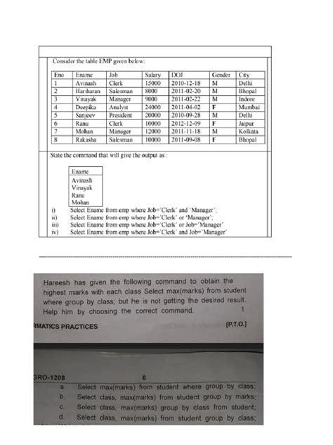 revision sql pdf data management computer science