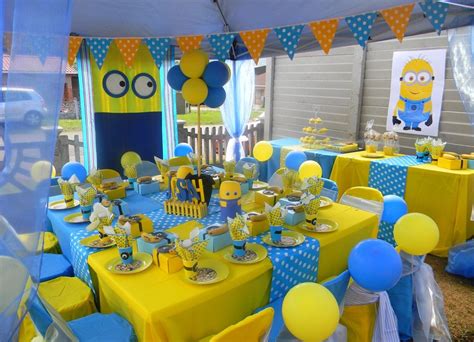 Idea para entretener a los niños en una fiesta temática Minions