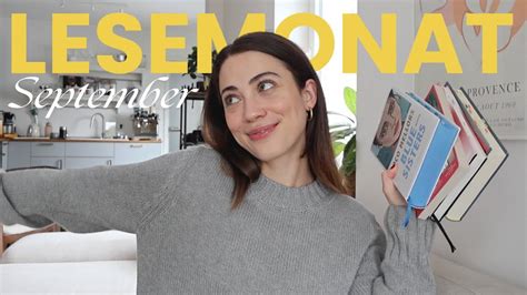 Alle Bücher ich im September gelesen habe Lesemonat mit vielen