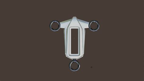 D Model Bladeless Drone Vr Ar Low Poly Cgtrader