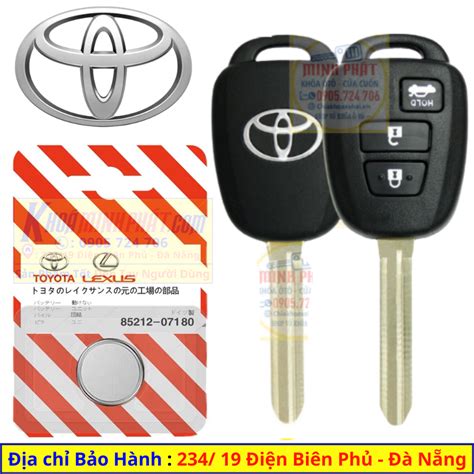 Pin Chìa Khóa xe Ô Tô Toyota Vios Yaris Hiace CR1620 tại 234 19 Điện