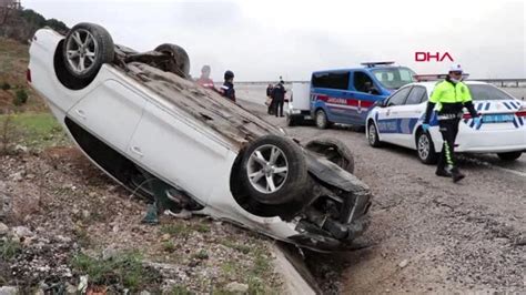 Emniyet kemeri hayat kurtardı Son Dakika