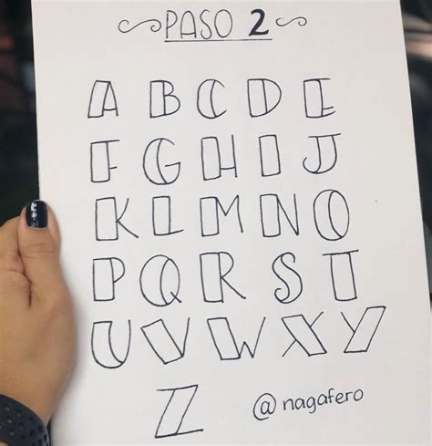 La Imagen Puede Contener Texto Alfabet Letteren Handlettering