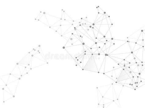 Concepto Cibernético De La Estructura Del Plexo De Gometric Ilustración