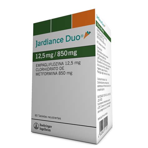 JARDIANCE DUO 12 5 850mg 60 Tabs EMPAGLIFLOZINA Farmaster Droguerías