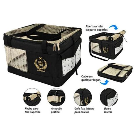 BOLSA DE TRANSPORTE PET PARA CABINE DE AVIÃO CIA GOL AuauCare O
