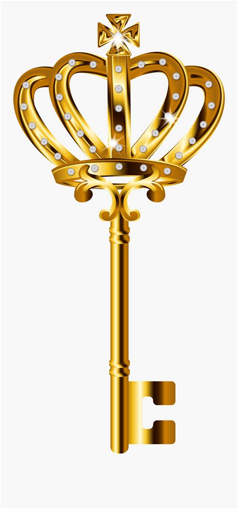 Transparent Gold Key Clipart Golden Key Png Free Transparent