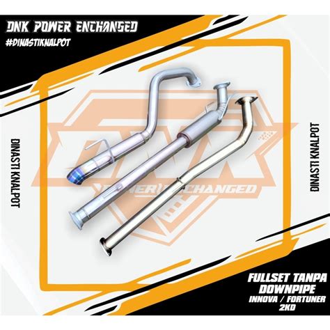 Jual Knalpot Full System Fortuner Vrz Vnt Innova 2KD 2GD Reborn Non