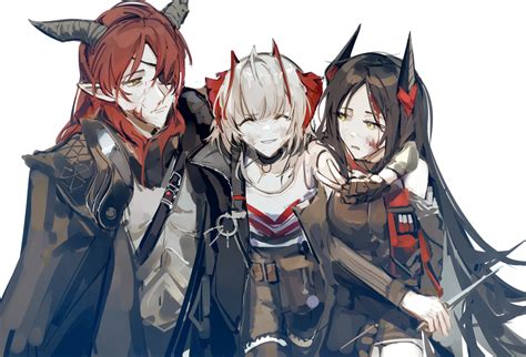 W Ines And Hoederer Arknights Drawn By Yoyoseafish Danbooru