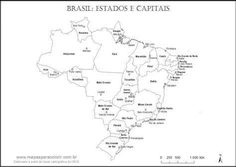 Mapas Do Brasil Para Colorir E Imprimir Coloring Pages World Map
