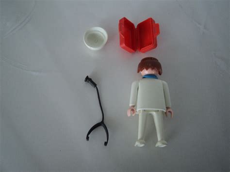 PLAYMOBIL vintage médical city life médecin urgentiste valise set 3340