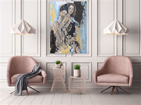 Erotic Art Pride Wall Art Abstract Bedroom Print Custom Etsy