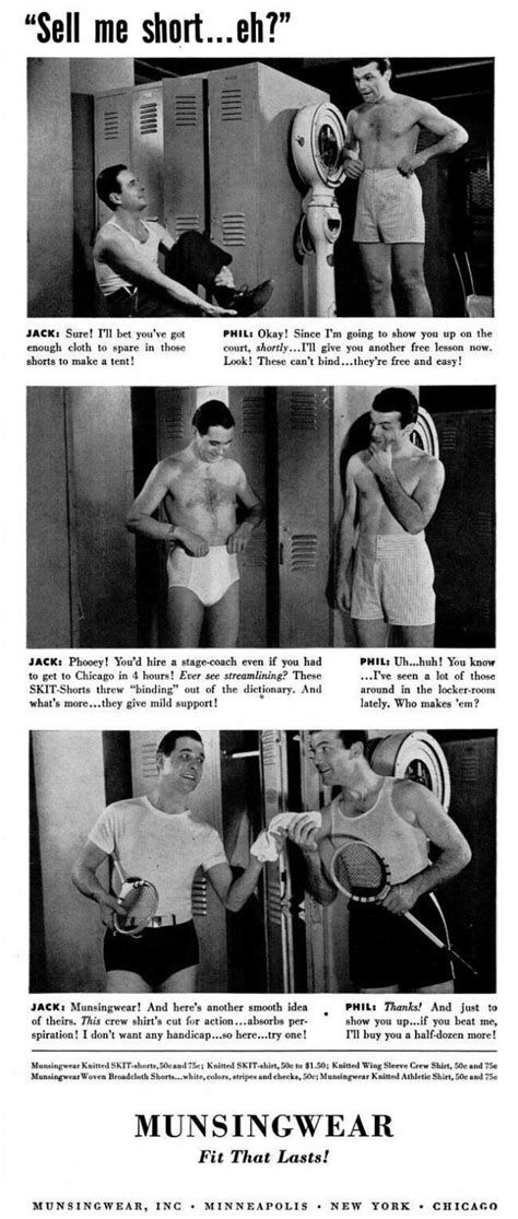Funny Vintage Ads For Munsingwears Underwear For Men From The Early