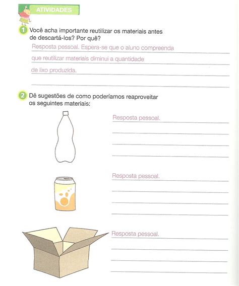 Tipos De Materiais 2 Ano Atividades Image To U