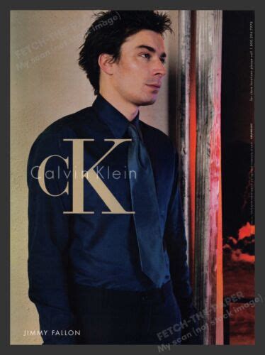 Calvin Klein Jimmy Fallon Ck 2000s Print Advertisement Ad 2000 Ebay