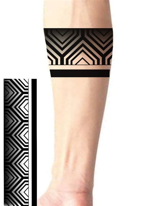 Tribal Band Tattoo Tribal Pattern Tattoos Wrist Band Tattoo