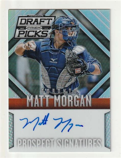 Matt Morgan 2014 Panini Prizm Perennial Draft Picks Prospect Signatures
