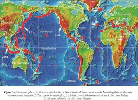 Cuáles son las zonas volcánicas del mundo