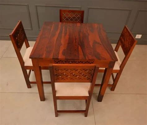 4 Seater Sheesham Wood Dining Table Set At Rs 18999 Set In Ratangarh