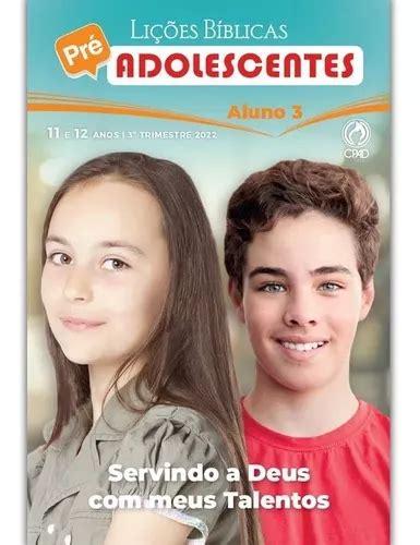 Revista Pr Adolescentes Aluno Trimestre Ebd Cpad Mercadolivre