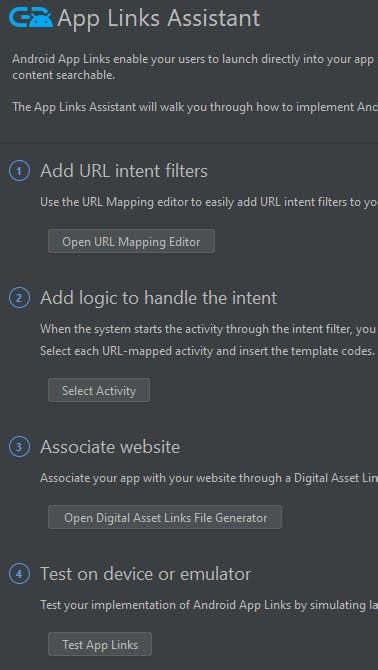how to add deep links in jetpack compose